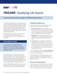 TRICARE Qualifying Life Events Fact Sheet | TRICARE